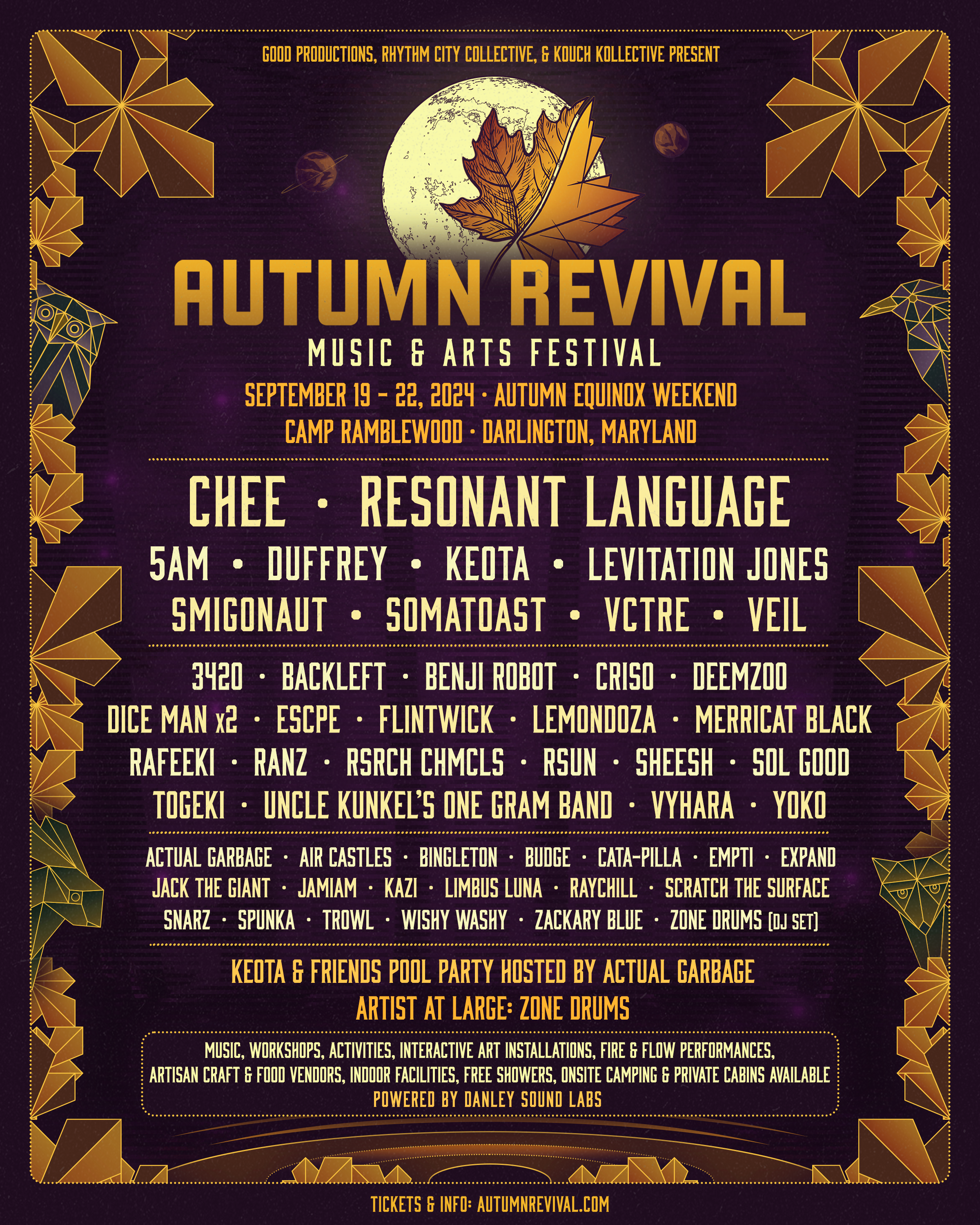 Autumn Revival // Lineup